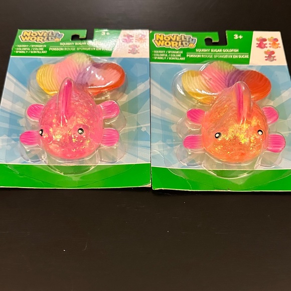 novelty world | Other | Viral Novelty World Squishy Sugar Goldfish Set ...